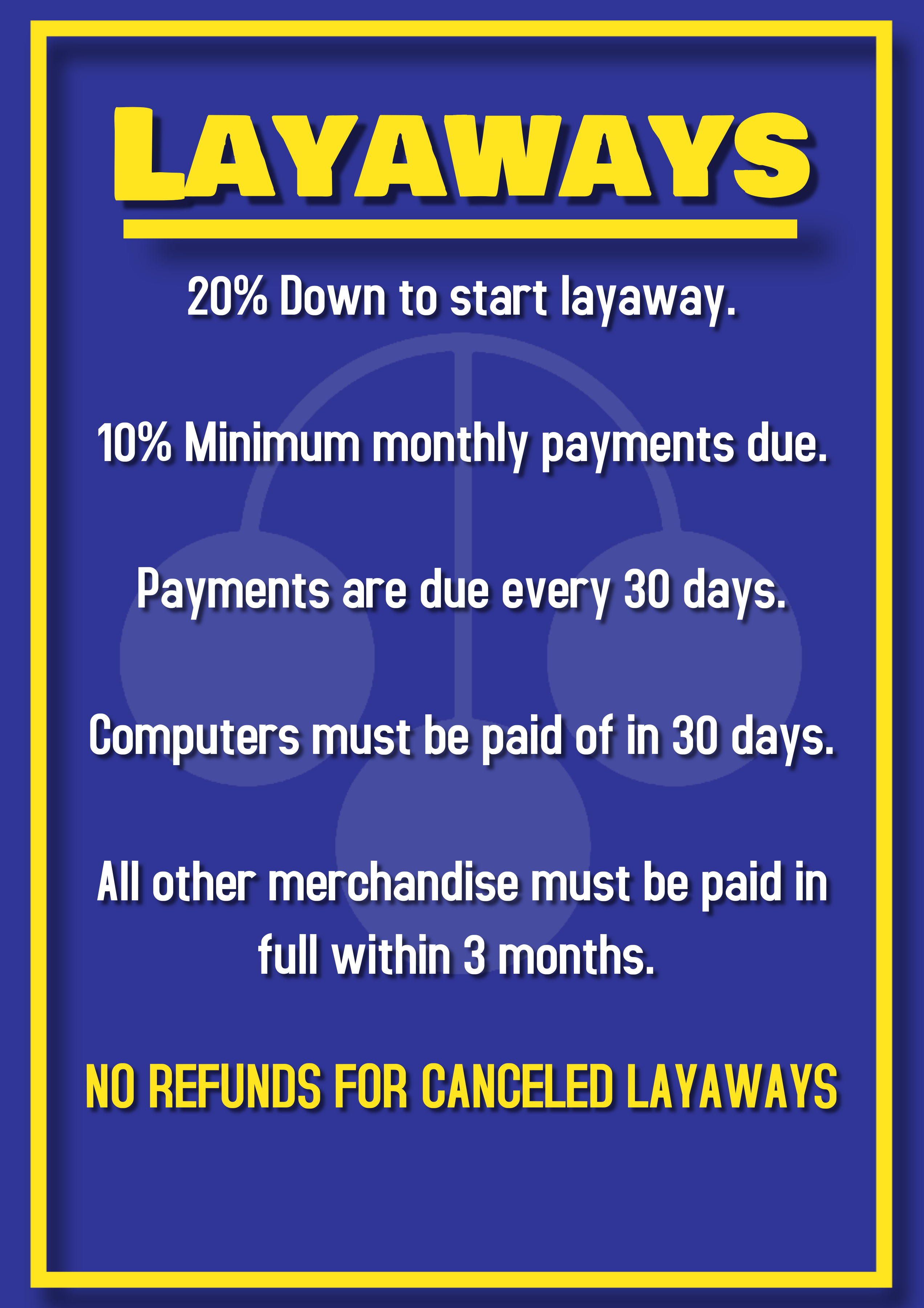 Layaways | Pawn King
